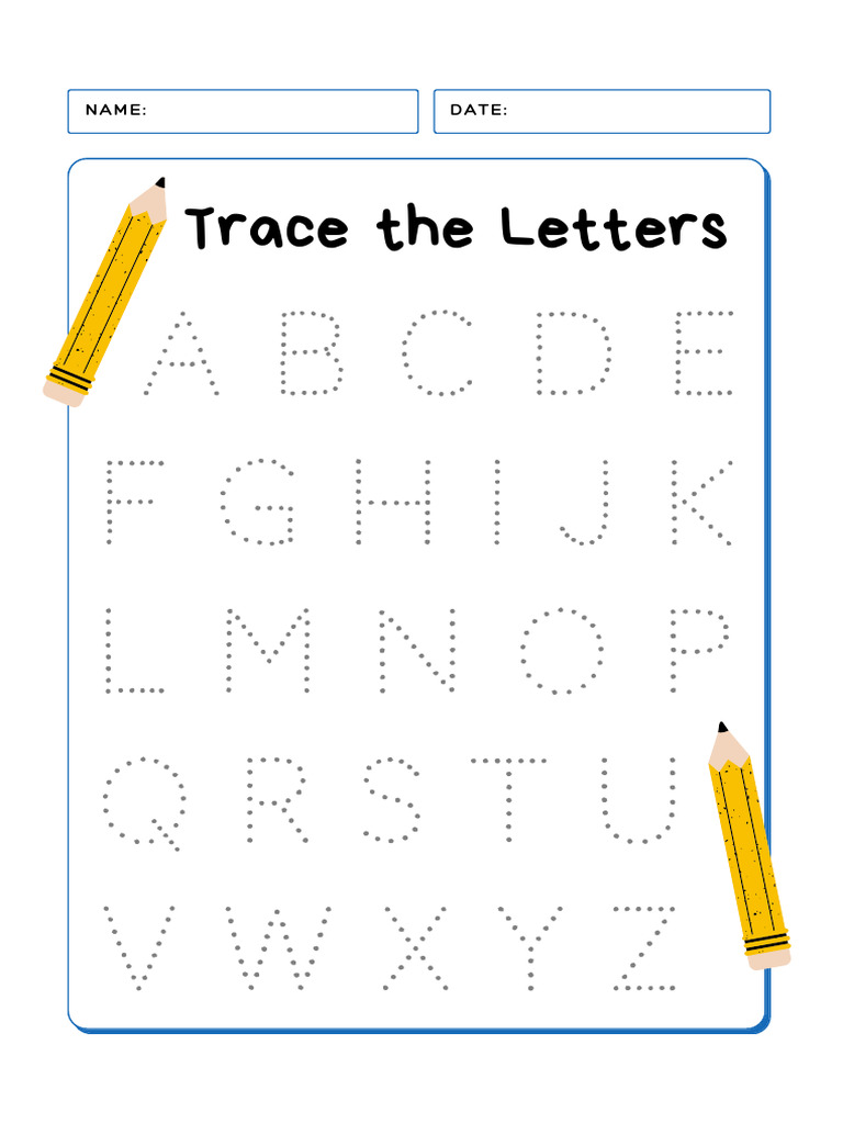 Bi-Color Tracing Letter Writing Foundational Worksheet - 20250309 ...