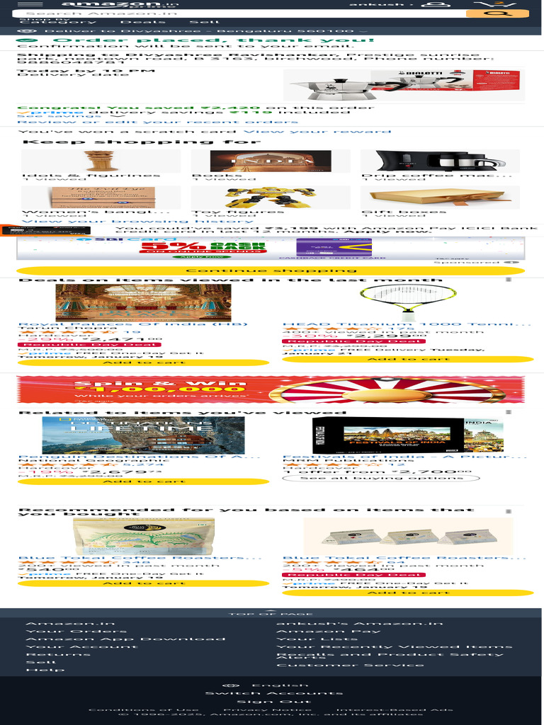 Amazon Thanks You | PDF