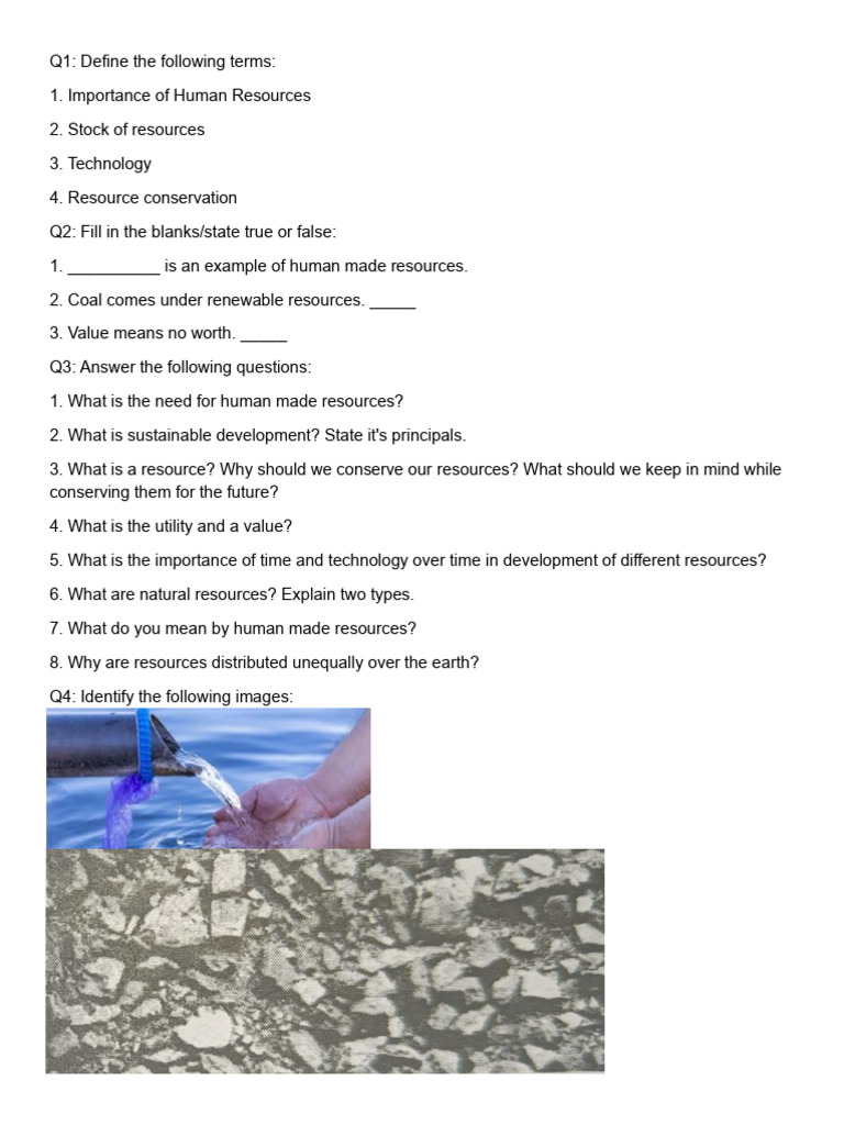 Unequal Resource Distribution Explained | PDF