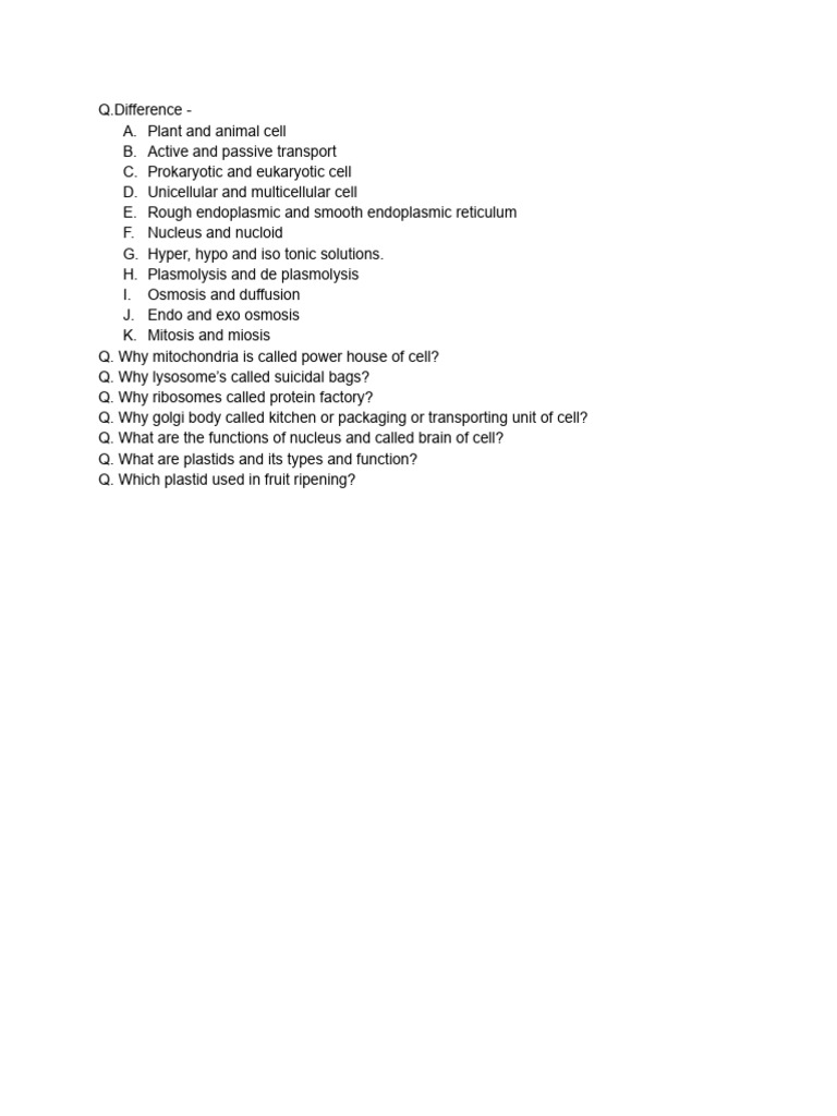 Important Questions | PDF