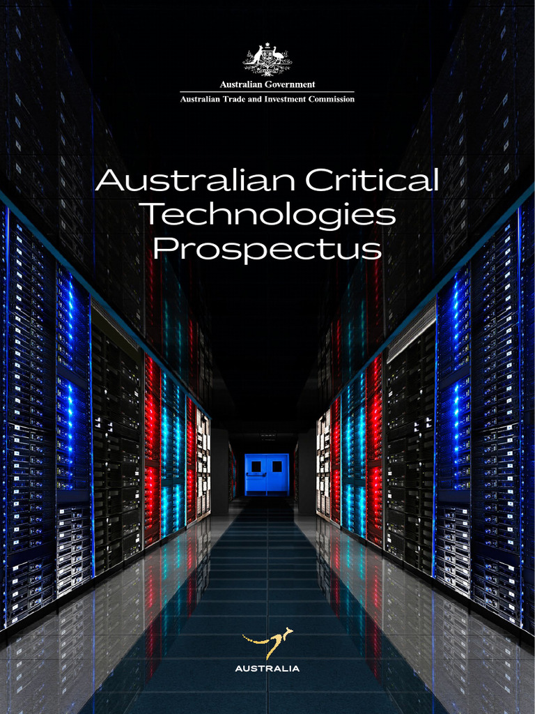Australian Critical Technologies Prospectus | PDF | Artificial ...