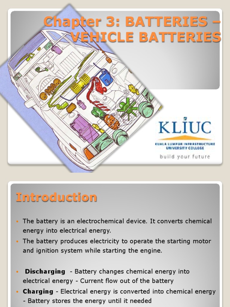 Understanding Automotive Battery Basics | PDF | Battery (Electricity ...