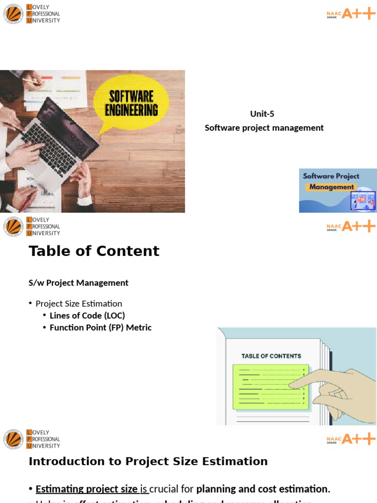 CSE320 - Unit5 - 3 Cost Estimation | PDF | Computer Programming | Computing