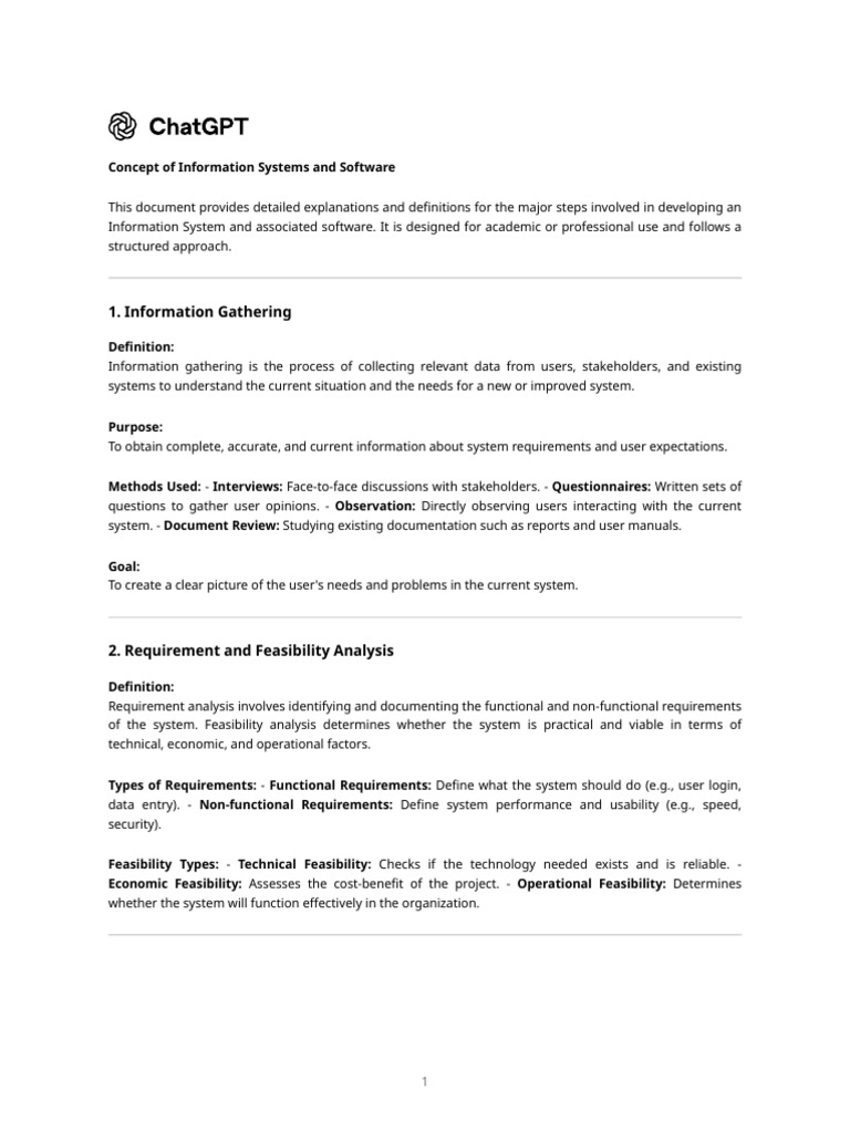 Bpharm Part B Unit 1 Notes Information Systems Software | PDF | System ...
