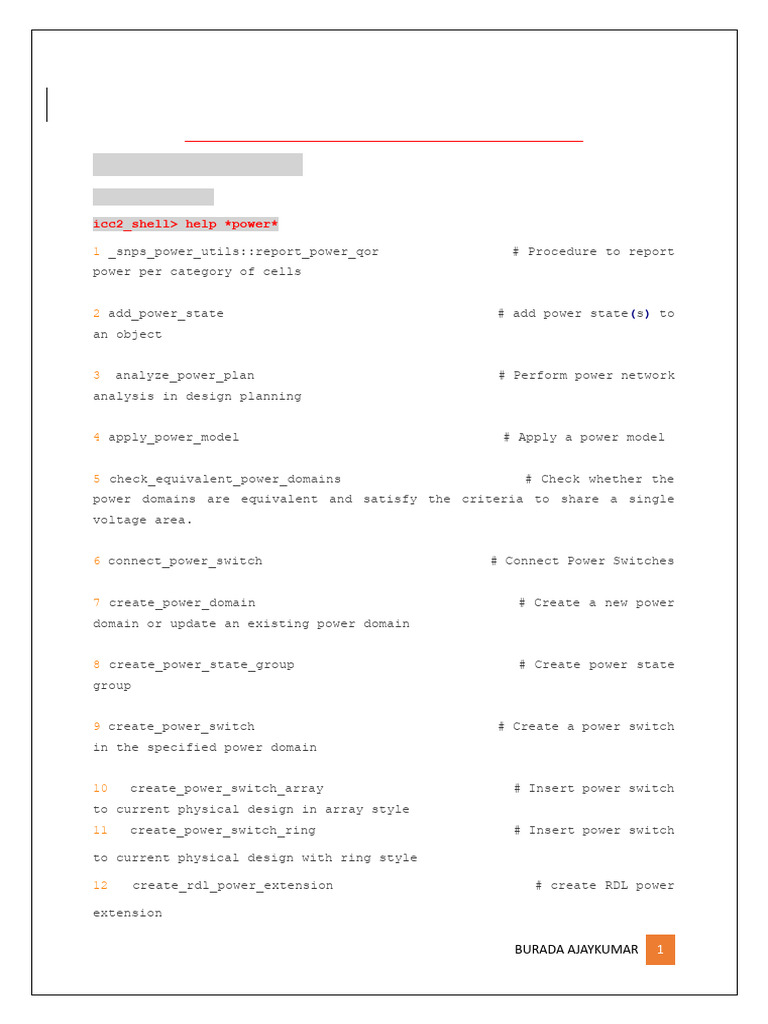 Unlocking Efficiency - Power Planning in ICC2 Made Simple! | PDF | Computer Engineering
