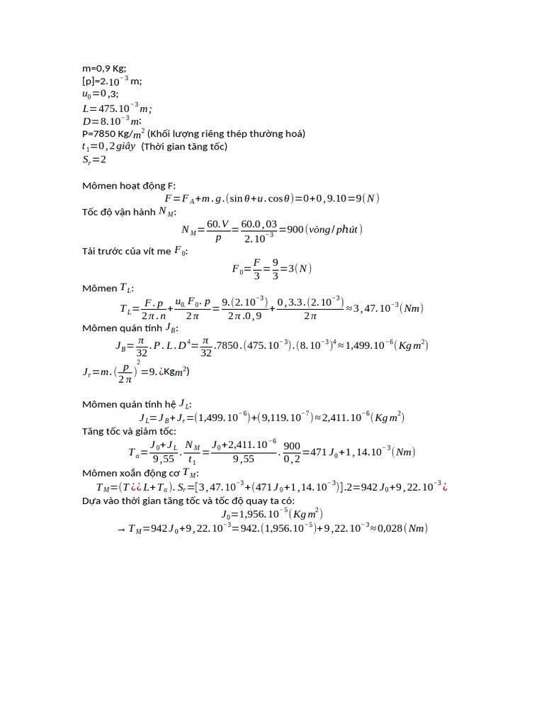 Momen TR C Vít | PDF