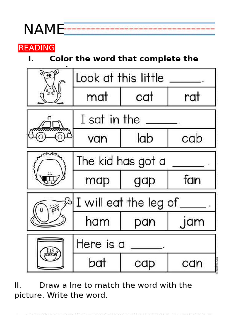 Educational Activities: Reading & Math | PDF