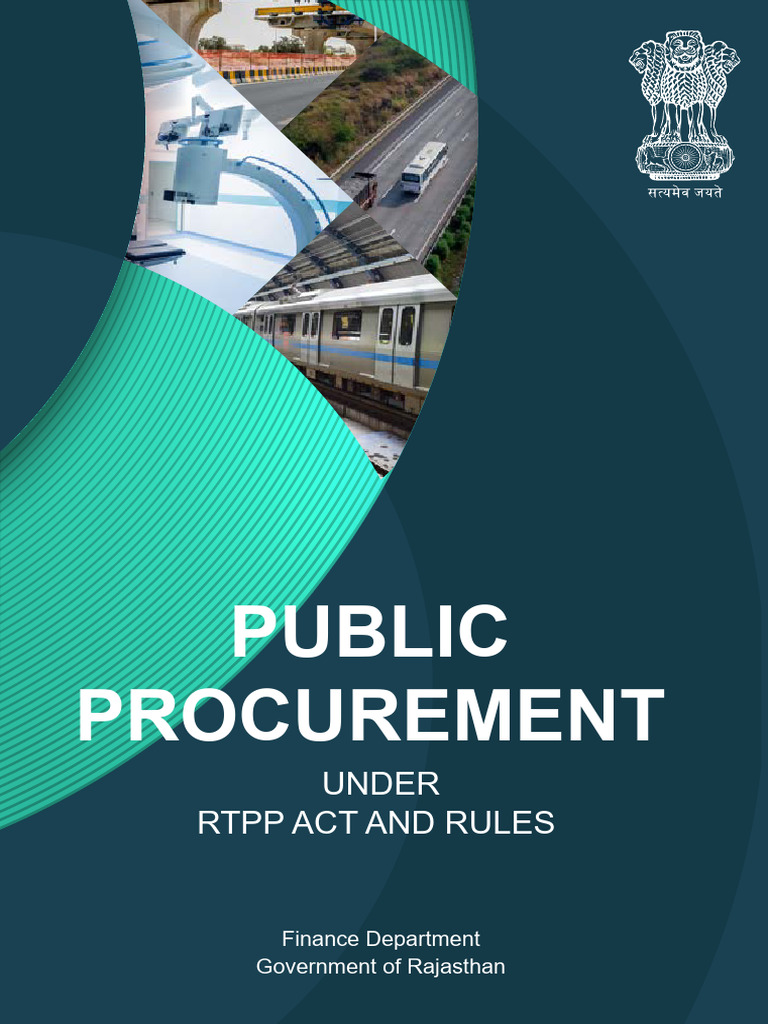 Public Procurement Under Rtpp Act and Rules | PDF | Public–Private ...