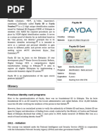 Fayda National ID Update Guidelines | PDF | Identity Document | Biometrics