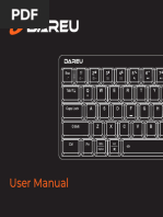 Redragon K618 Horus - Wireless RGB | PDF | Computer Keyboard | Computing