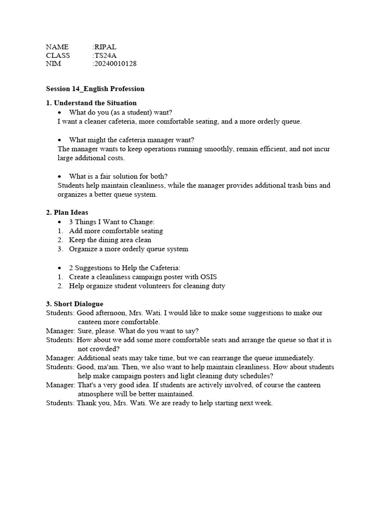 English Profession 14 | PDF