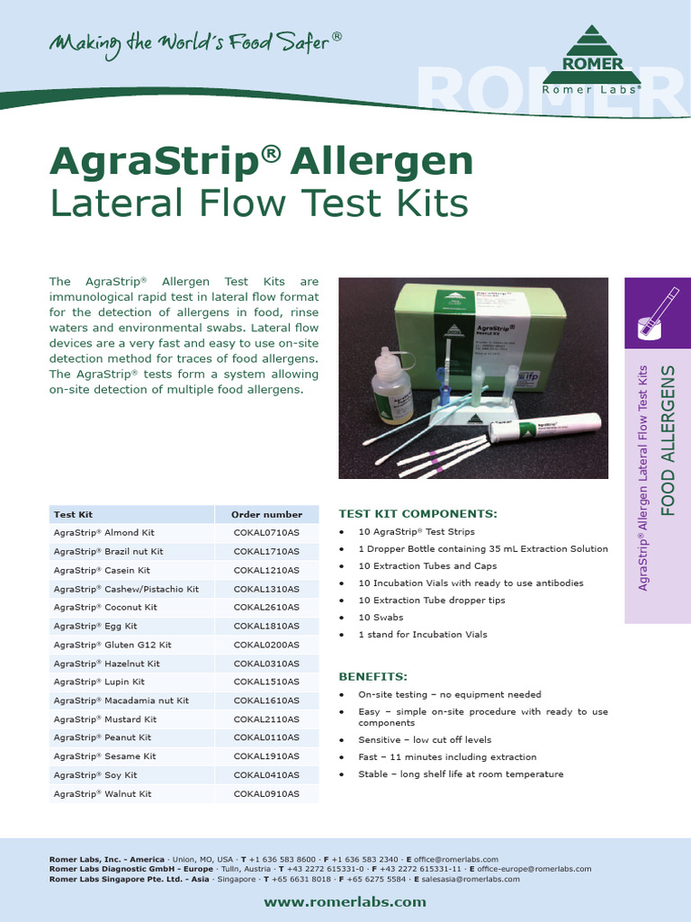 As Allergen - General Product Brochure | PDF | Food Allergy | Allergen
