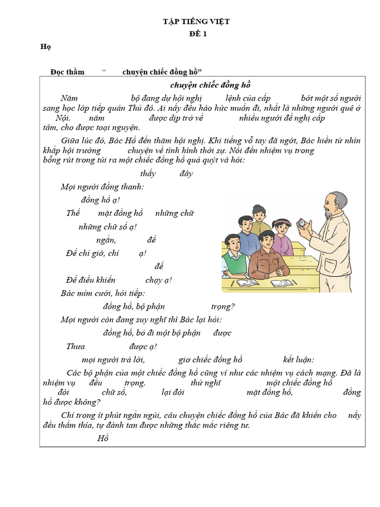 On Tap Tieng Viet Hki | PDF