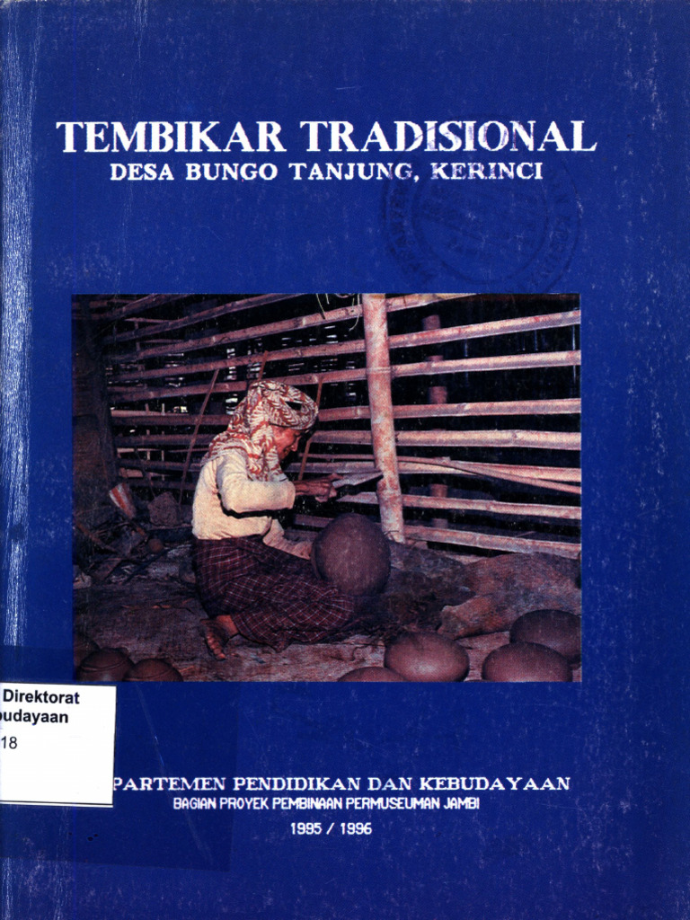 Tembikar Tradisional Desa Bungo Tanjung Kerinci | PDF