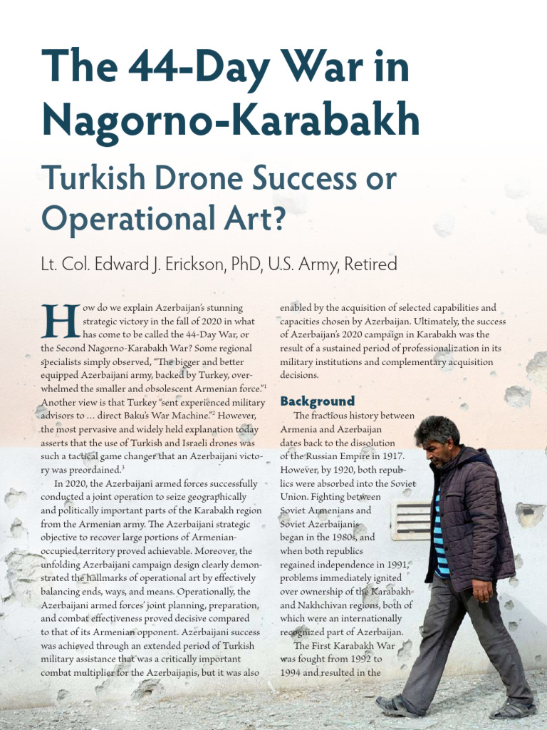 Azerbaijan's 44-Day War: Drone Warfare Impact | PDF | Azerbaijan | Military