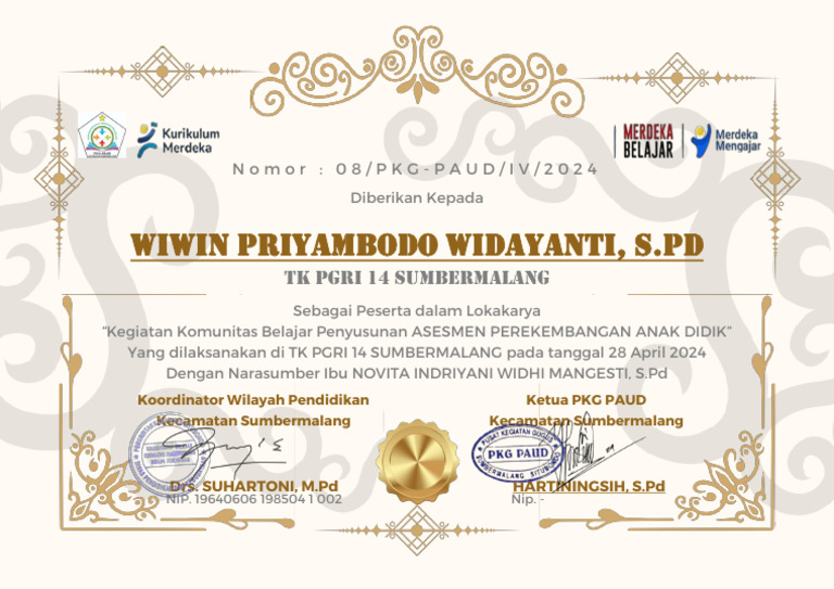 WIWIN PRIYAMBODO WIDAYANTI, S.PD | PDF