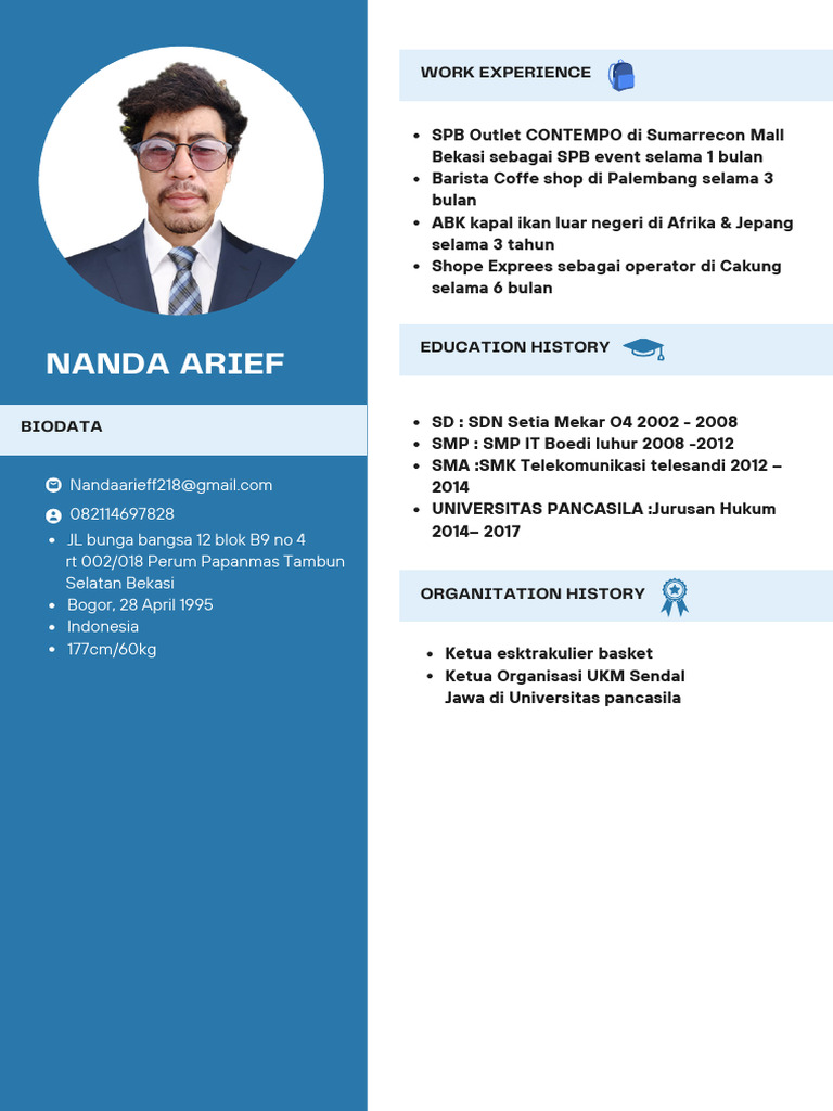 CV Nanda Arief New | PDF