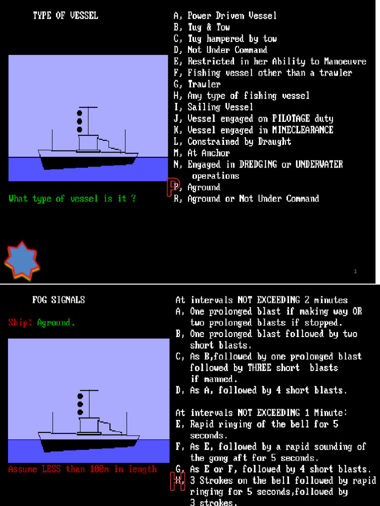 COLREGS Level-3-Lights-Shapes | PDF