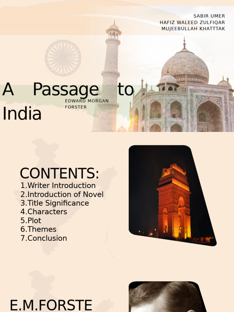 A Passage To India by Mujeeb Khattak | PDF