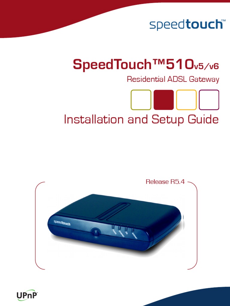 Modem Speed Touch 510 v6 | PDF | Internet Explorer | World Wide Web