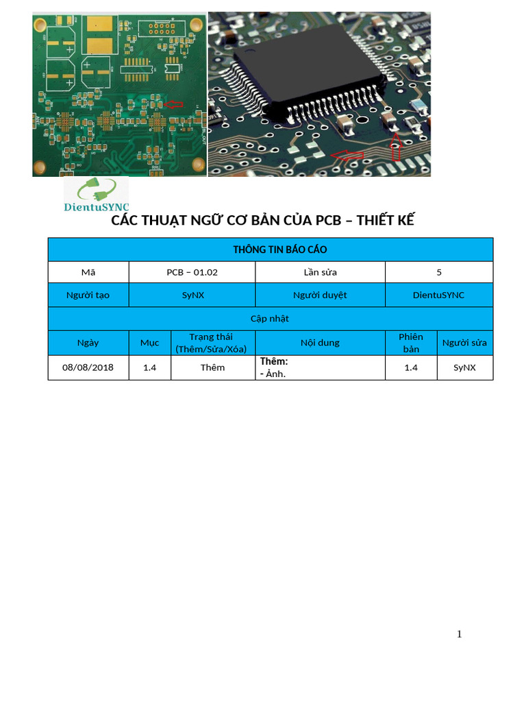 Thuat Ngu Co Ban Trong Thiet Ke PCB-Phan 1-Thiet Ke | PDF