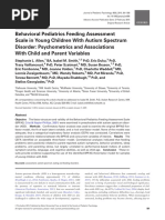 Behavioral Pediatrics Feeding Assessment Scale | PDF | Obesity ...