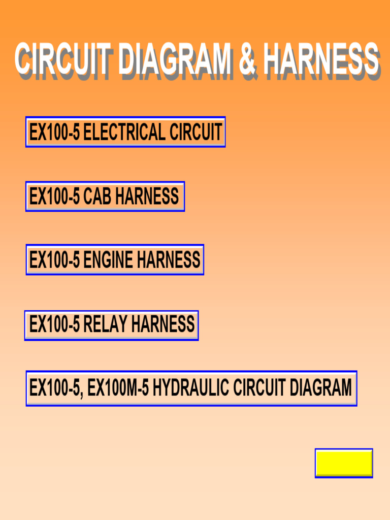 Hydraulic Circuit Diagram for EX100-5 | PDF