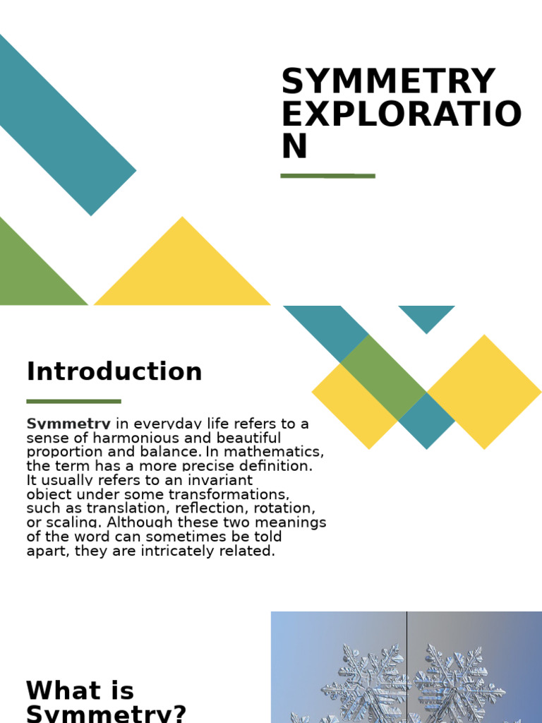 Exploring Symmetry in Nature and Art | PDF | Symmetry | Geometry