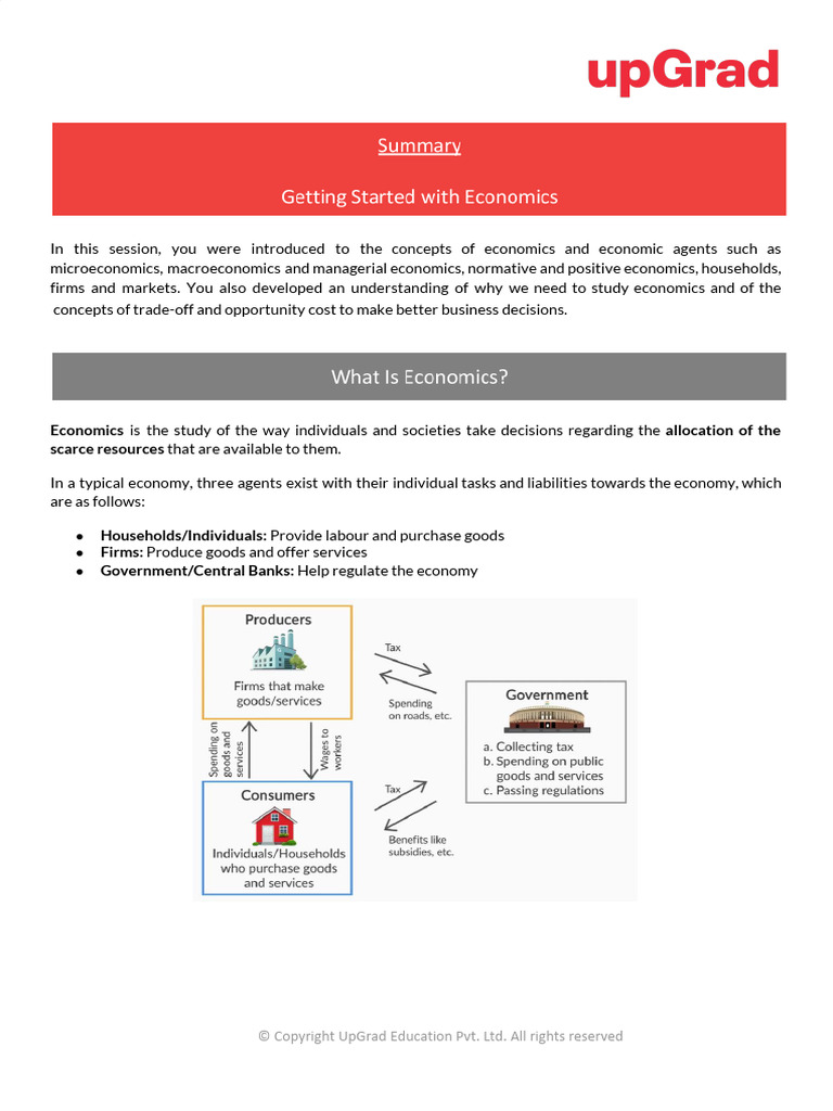 OPJMBA - The Market Forces of Demand and Supply - Getting Started With Economics - Session ...