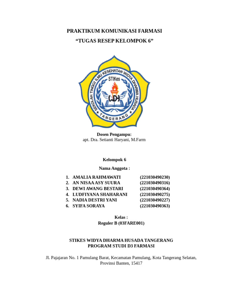 Praktikum Komunikasi Farmasi Dulcolax | PDF