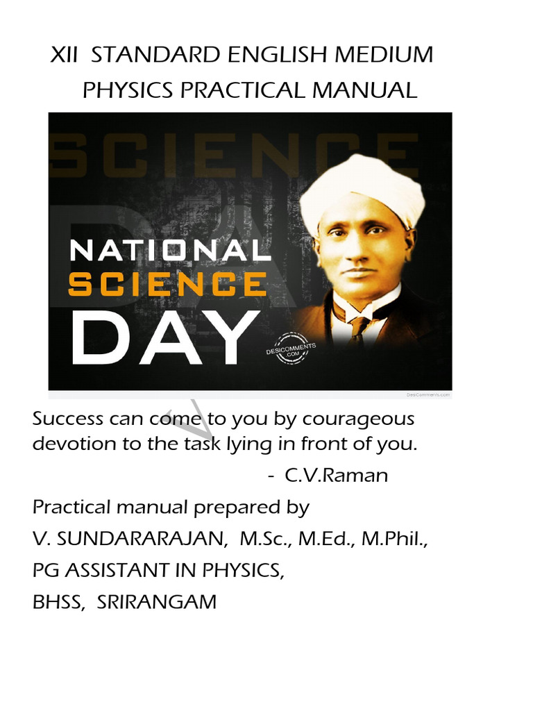 V S R 2025-2026 New Xii e M Physics Practical Manual | PDF | Logic Gate | P–N Junction