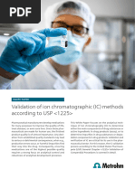 Usp 1226 | PDF | Verification And Validation | Science