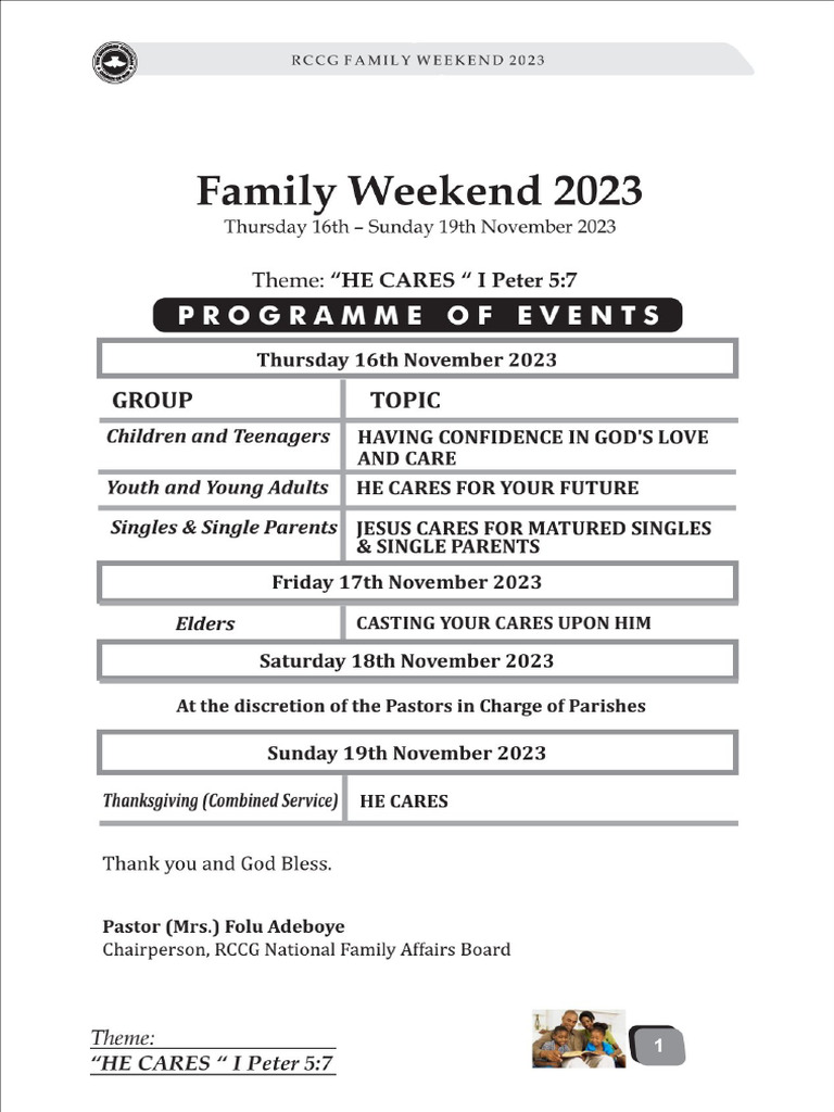 Family Weekend 2023-2 | PDF