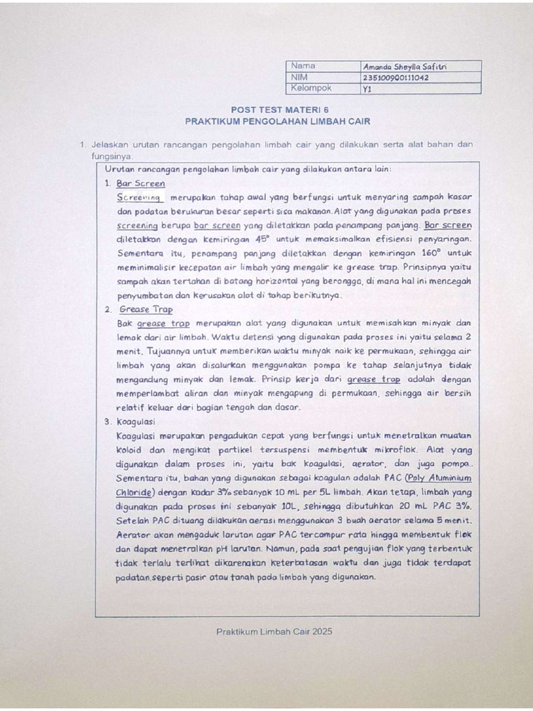 Y2 - Amanda Sheylla Safitri - Tugas Khusus Materi 6 | PDF