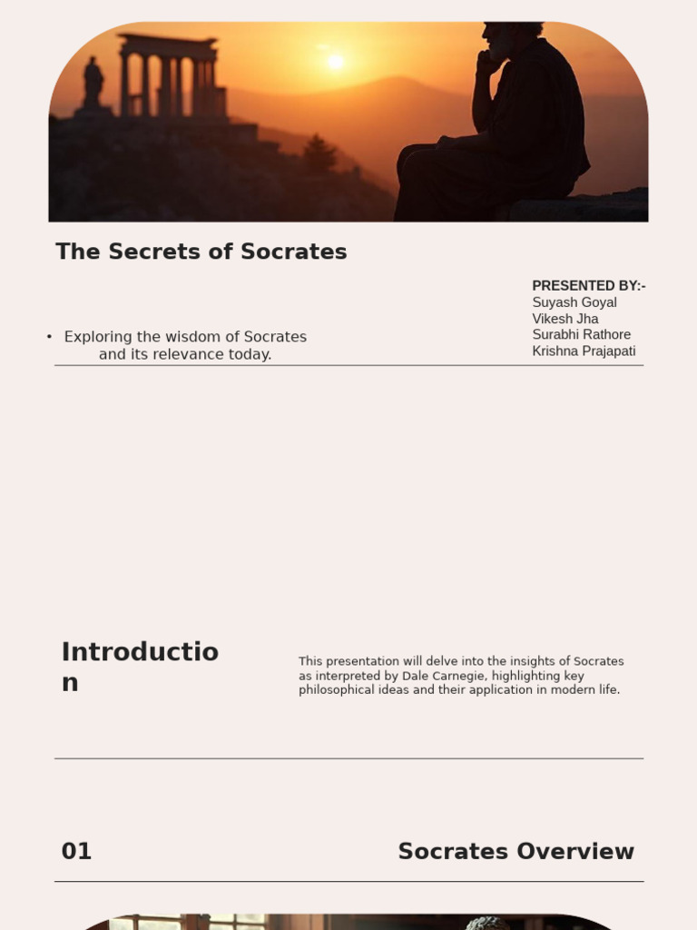 The Secrets of Socrates | PDF | Socrates | Dialogue