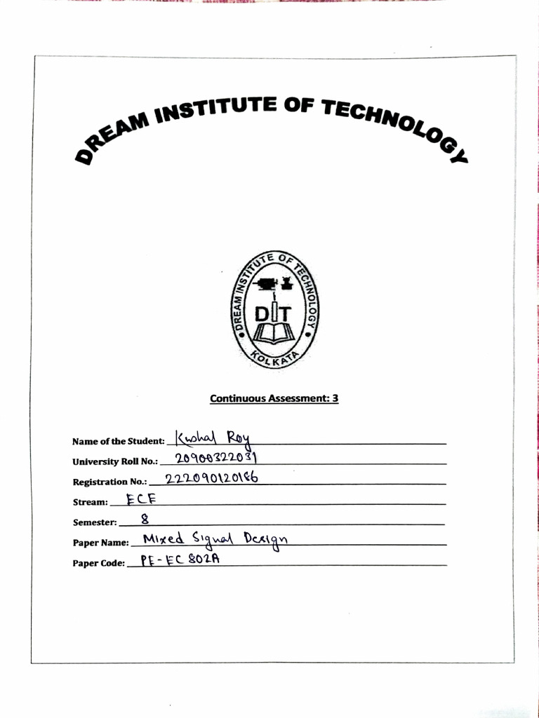 20900322031_PE-EC802A_KUSHAL ROY | PDF