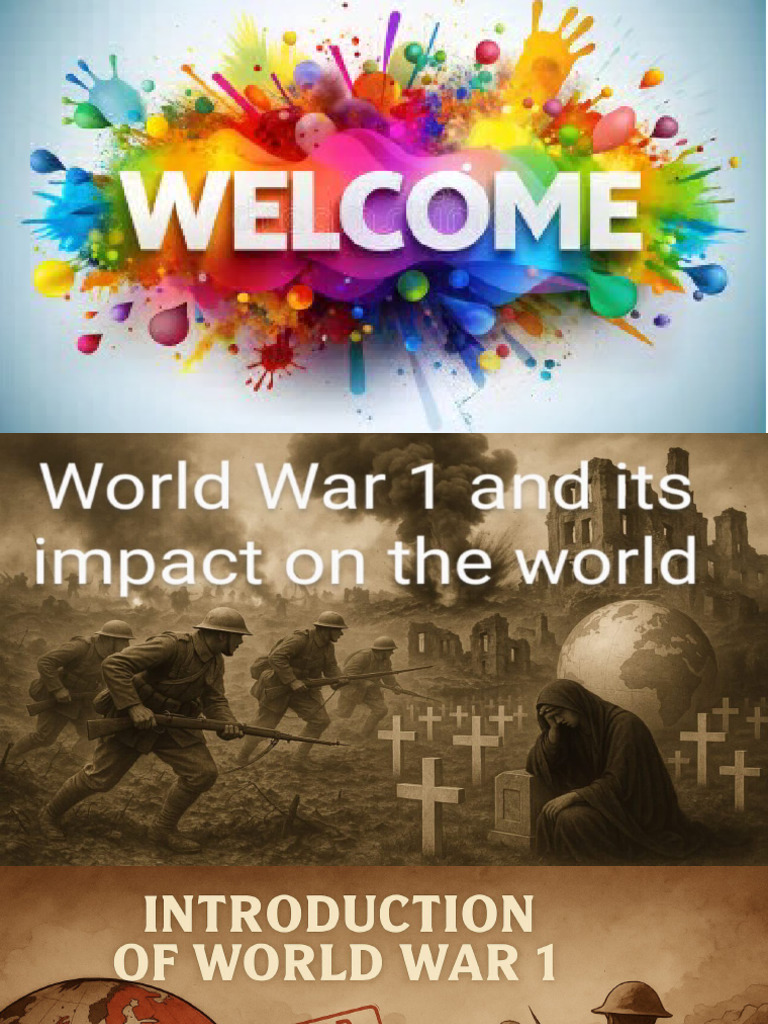 World War 1 and Its Impact On The World Slide | PDF