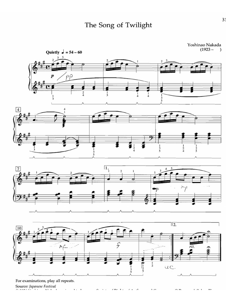 Song of Twilight | PDF