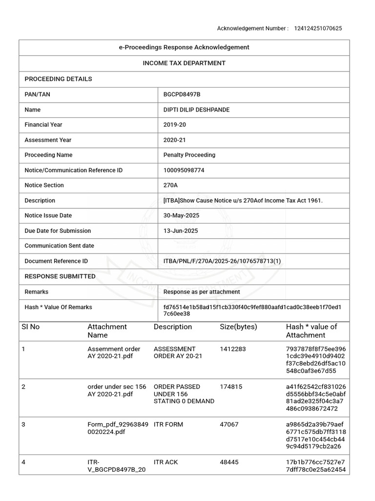 Acknowledgement 124124251070625 | PDF | Computer Data | Computing