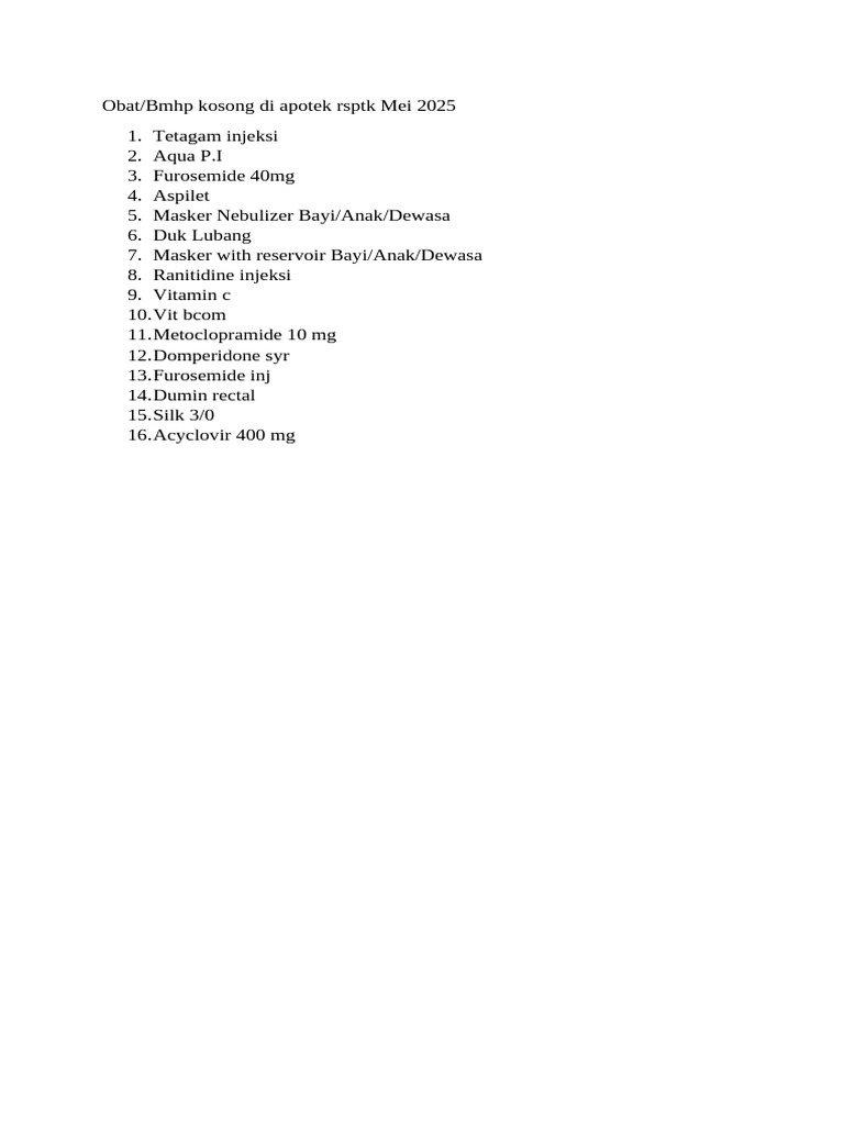 Obat | PDF