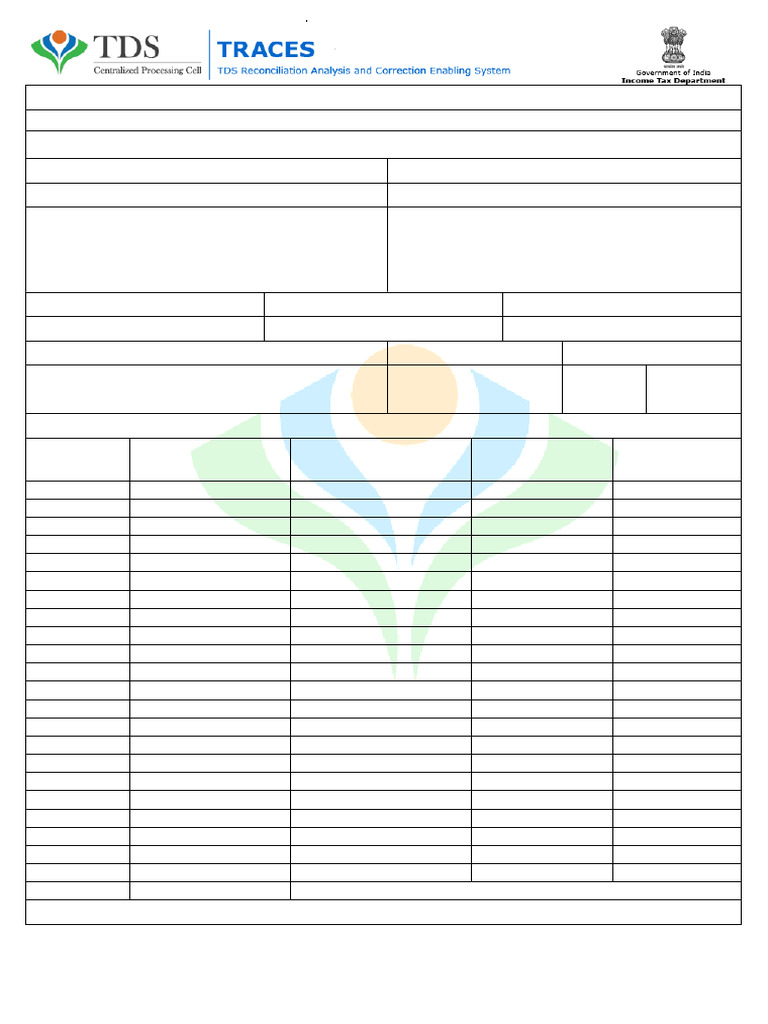 Form No. 16A: From To | PDF | Lease | Securities (Finance)