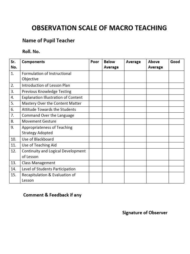 Simulation Observation Scsle | PDF