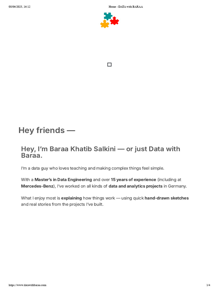 Home - Data With Baraa | PDF