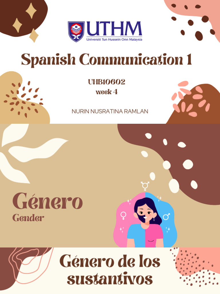 Género y Plural de Sustantivos en Español | PDF