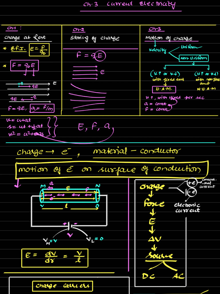 Ch-3 Current Electricity - 250601 - 113145 | PDF