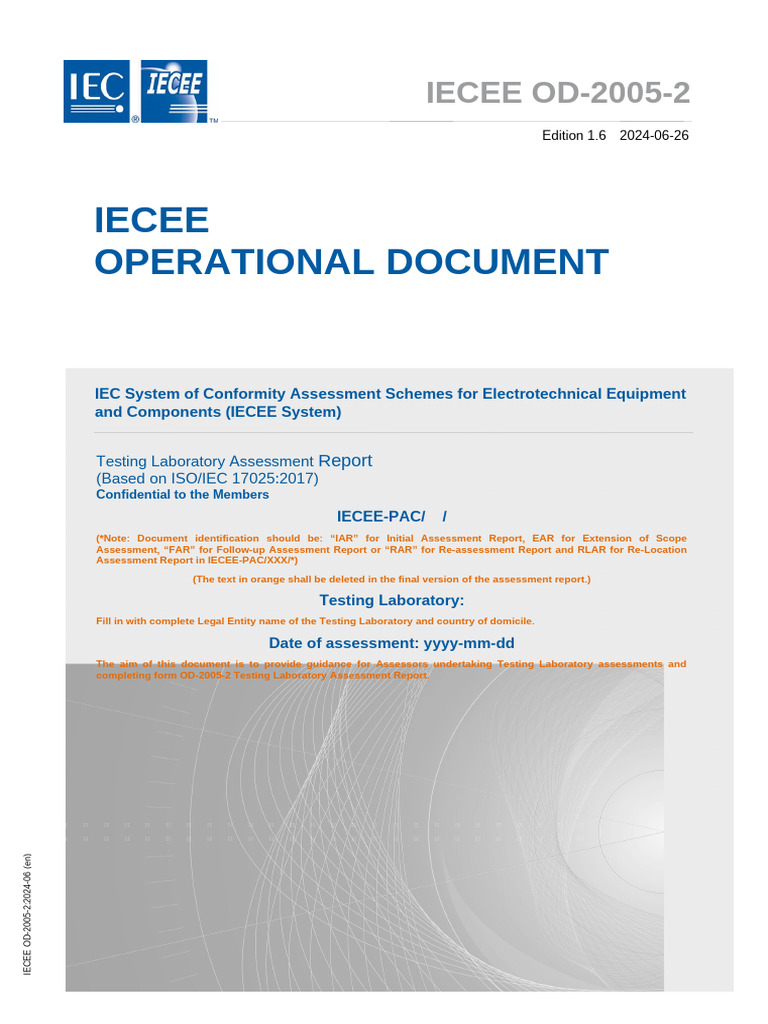 Testing Lab Assessment Guidance | PDF | Power Supply | International ...