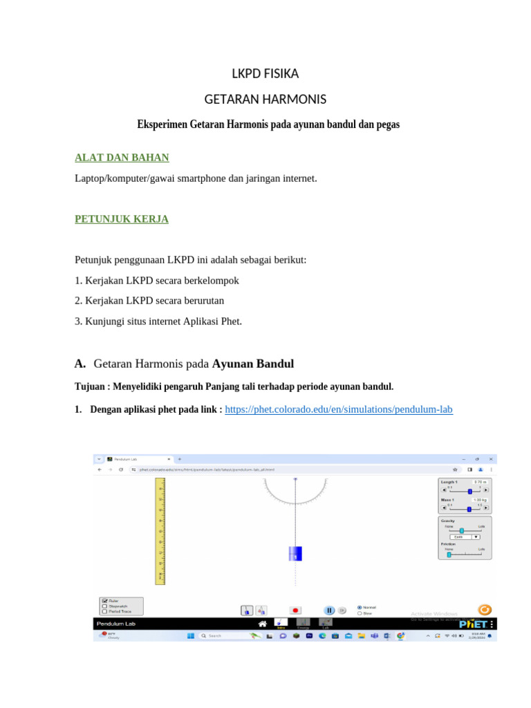 Lkpd Fisika Ghs | PDF