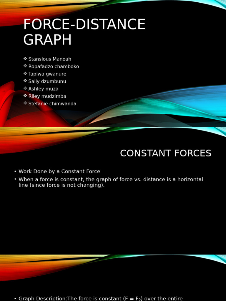 Force-Distance Graph Presentation | PDF