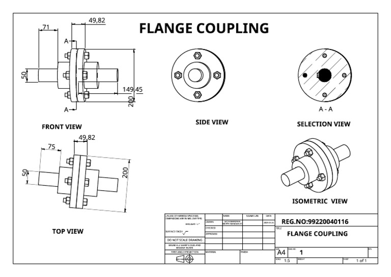 1.flange Coupling | PDF
