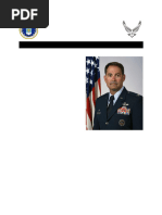 US Air Force Biography Template | PDF | Defence Ministries | Military